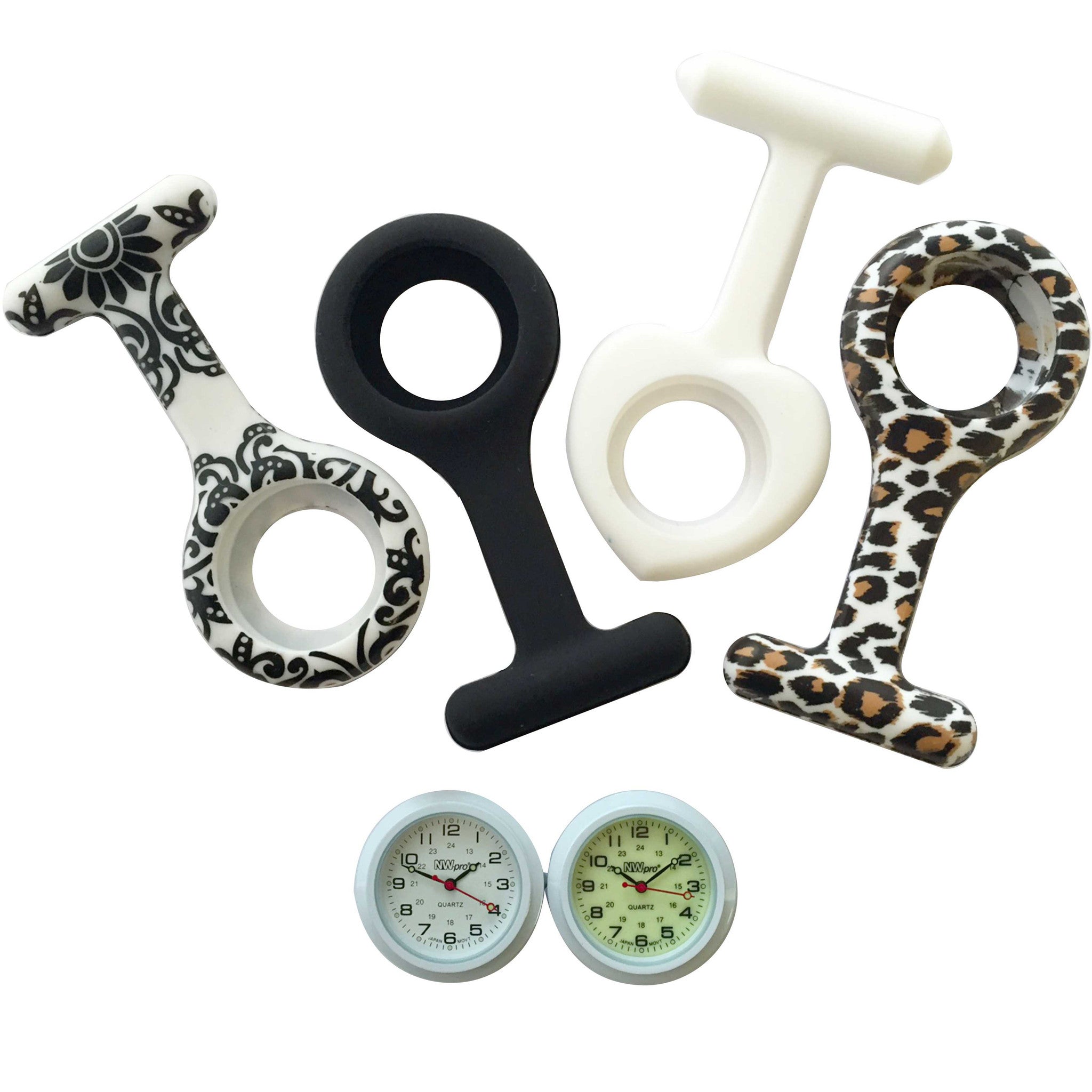 Nurses Lapel Watch Silicone (Infection Control) 4 Pack - City Chic ...